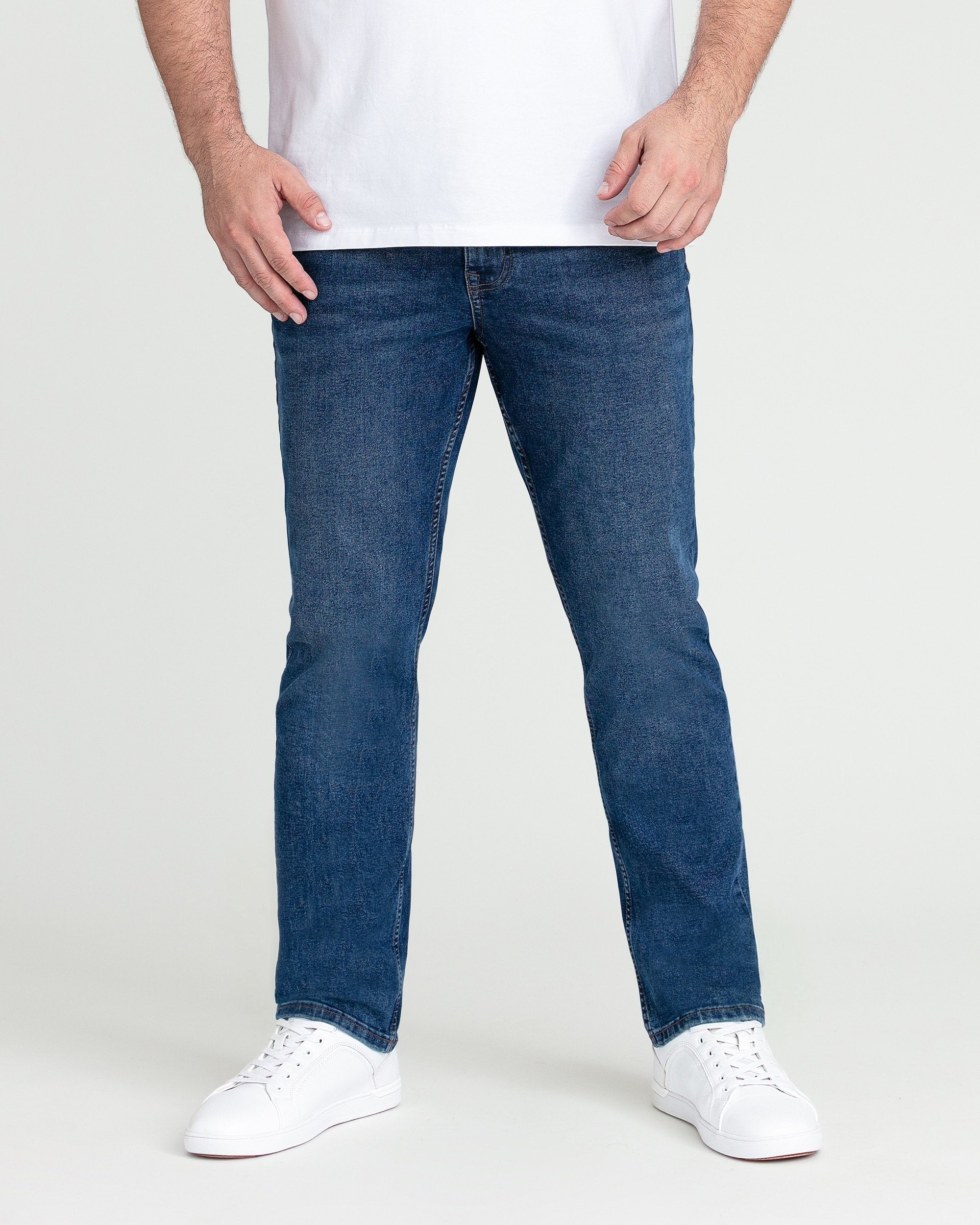 Slim Thick Fit / Cowboy Stonewashed Jeans | The Perfect Jean
