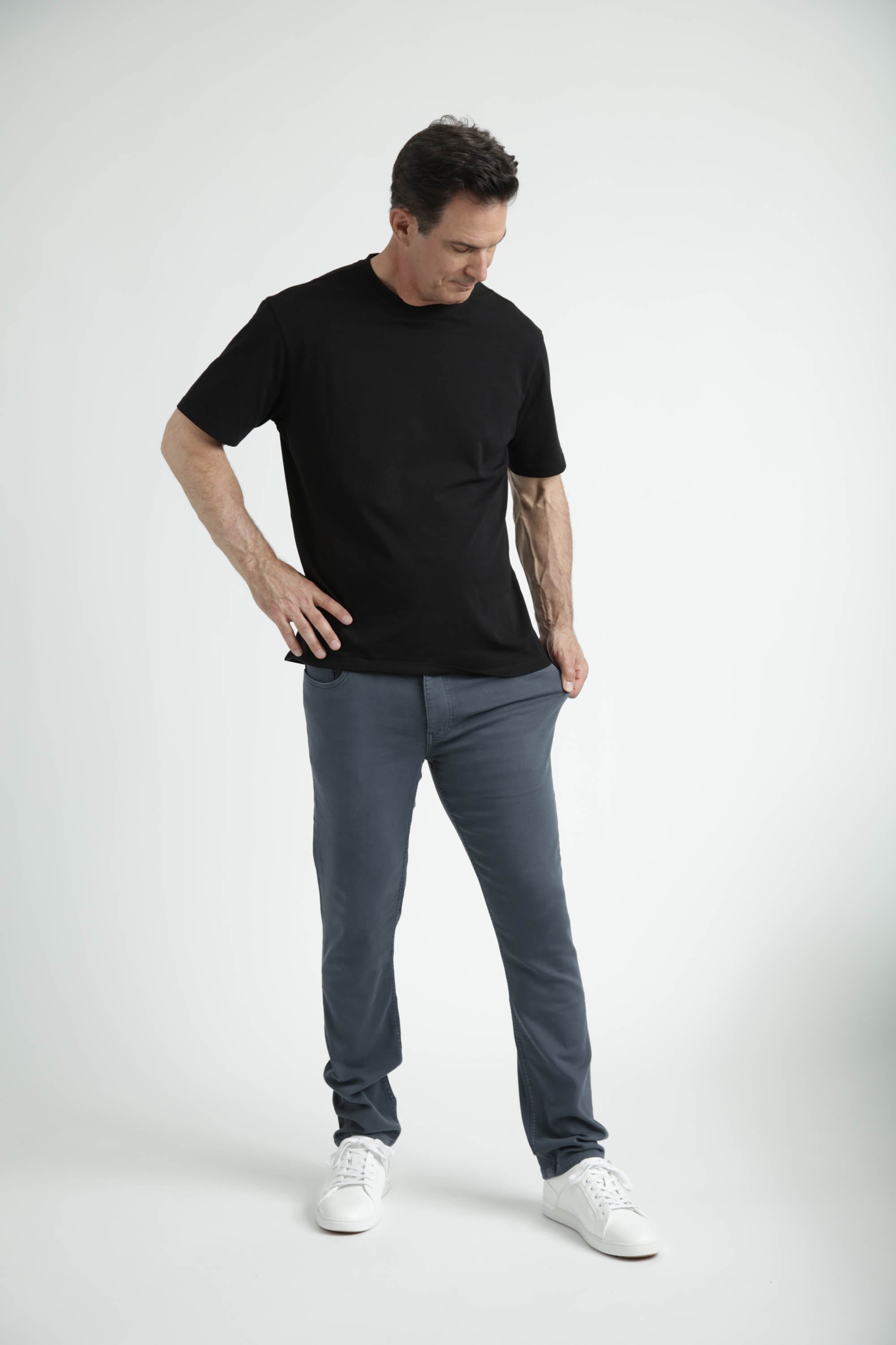 Slim Fit Khaki Jeans - Slate | The Perfect Jean