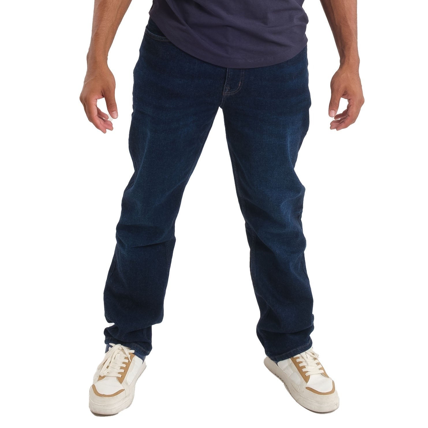 Thick Thicc Fit - Dark Blue Wide Leg Jeans | The Perfect Jean