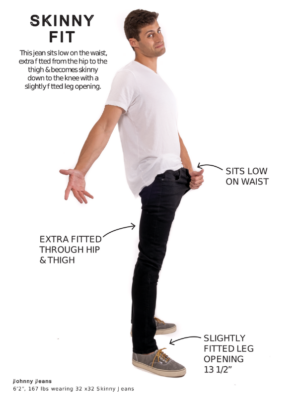 Skinny Fit / Stealth (Black) | The Perfect Jean