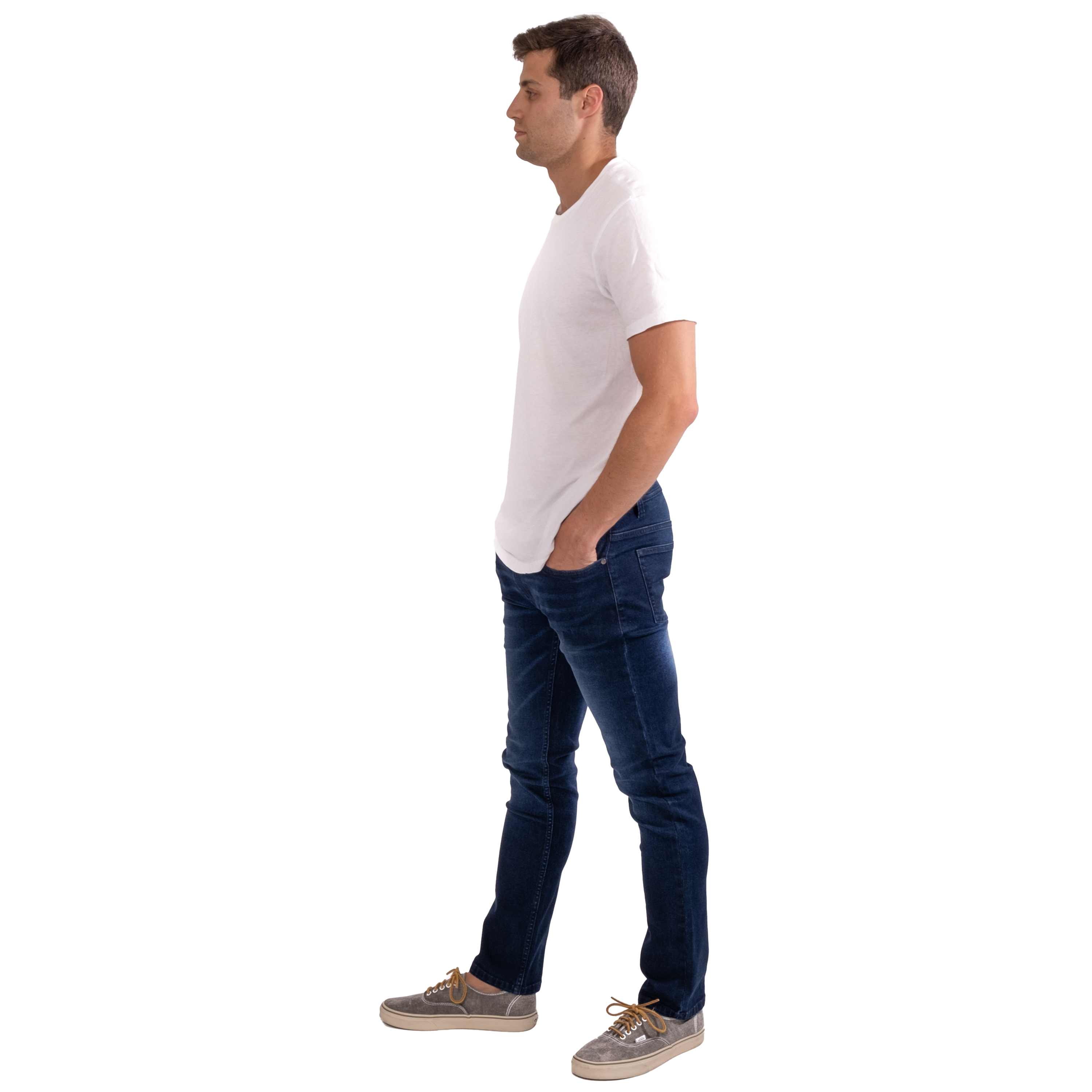 Organic Crew Neck T-Shirt 3 Pack / Tactical | The Perfect Jean